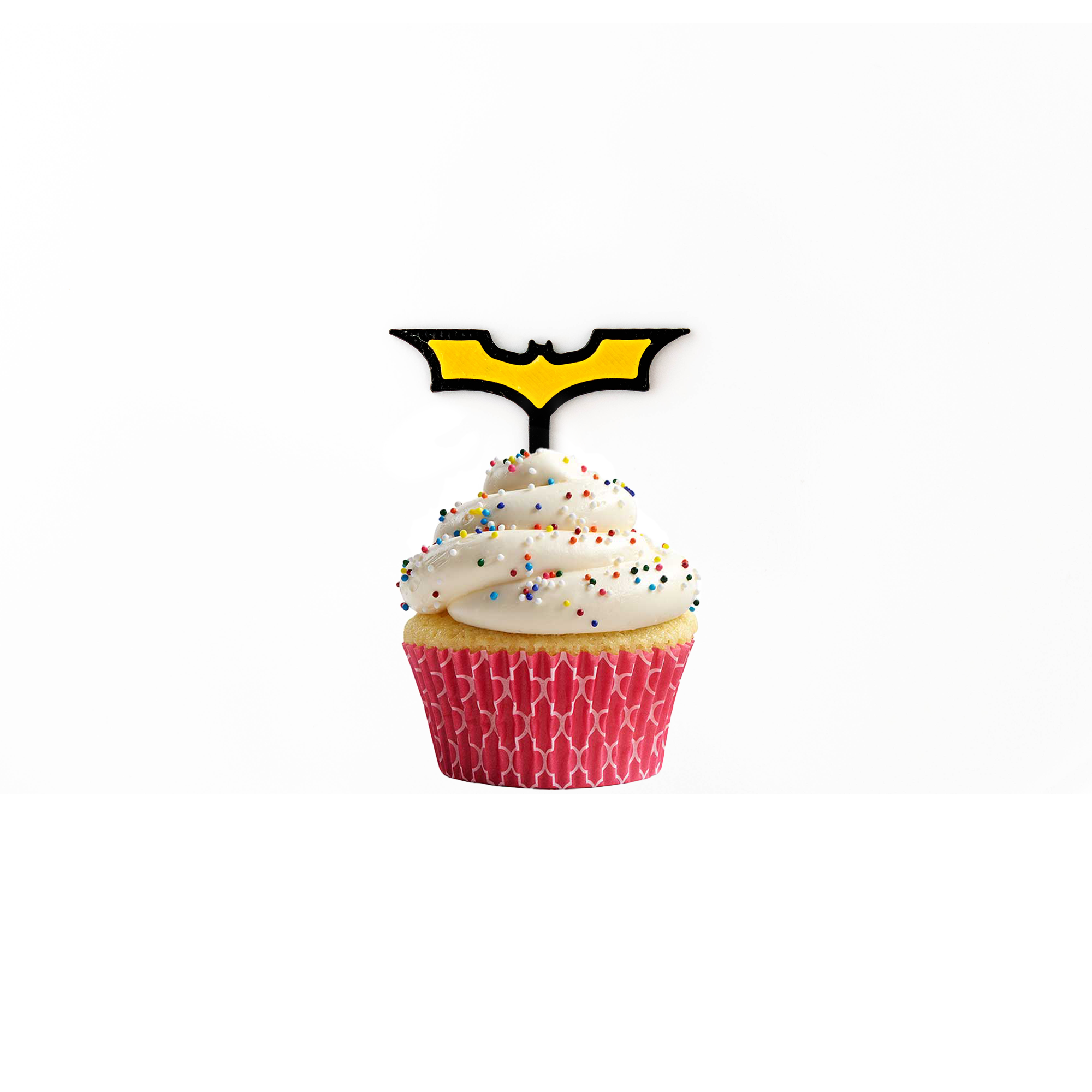 Batman - Inspired Cupcake toppers - packs of 6 - comic - DC Comic ...