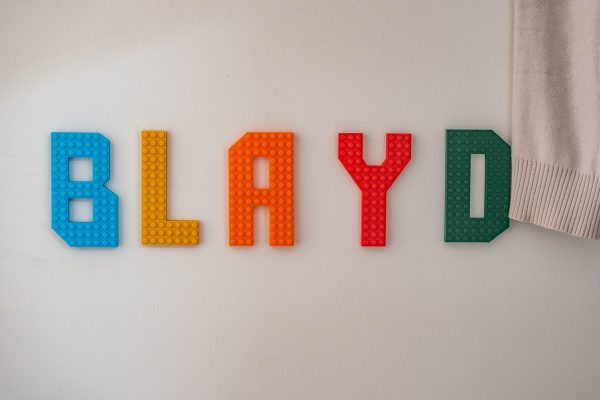 Personalised Lego Brick Style Name Plate - 3d Printed Parts Market Place